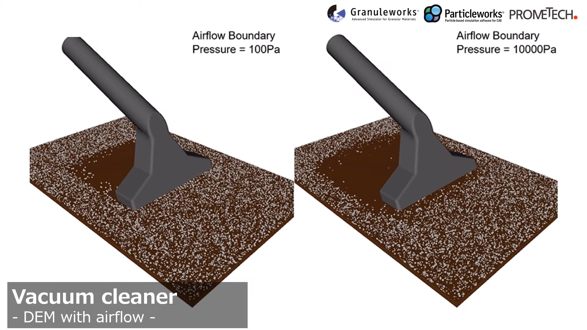 Vacuum cleaner(MPS+DEM) | Particleworks Product Site
